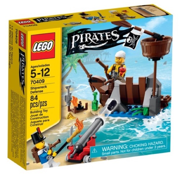 Lego | Toys | Lego Shipwreck Defense 7409 Pirates Minifigure Building ...